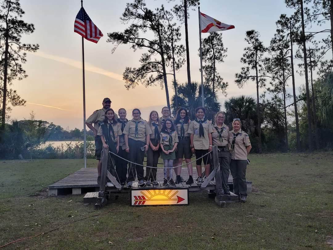 Crossover Camp | Scouts BSA Girls Troop 7 | New Port Richey, FL Est 2022